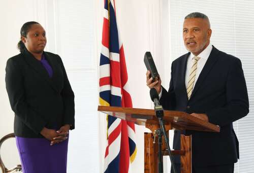 Larry Mussenden sworn in as Chief Justice - The Royal Gazette | Bermuda ...