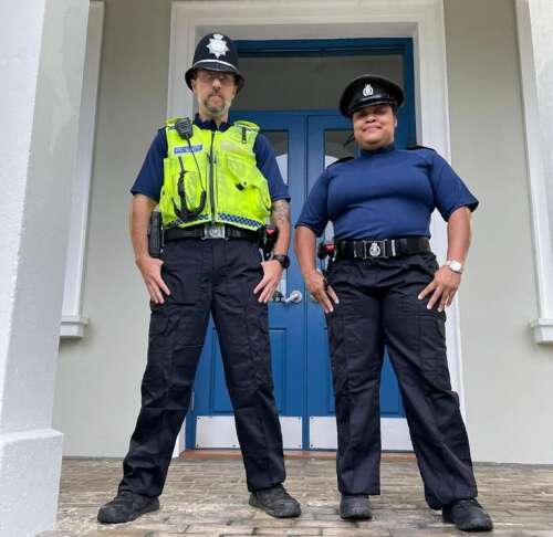 New-look uniforms for police unveiled - The Royal Gazette | Bermuda ...