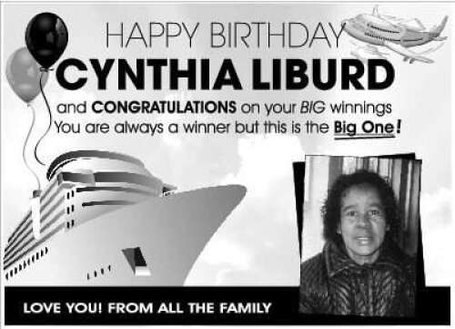 HAPPY BIRTHDAY CYNTHIA LIBURD - The Royal Gazette | Bermuda News ...