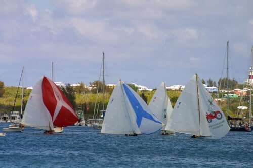 Fitted Dinghy fleet ready to kick start the season - The Royal Gazette ...