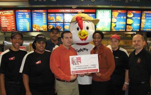 KFC raises $5,000 for Sunshine League - The Royal Gazette | Bermuda ...