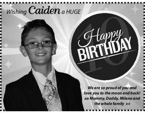 Happy 10th Birthday Caiden - The Royal Gazette | Bermuda News, Business ...