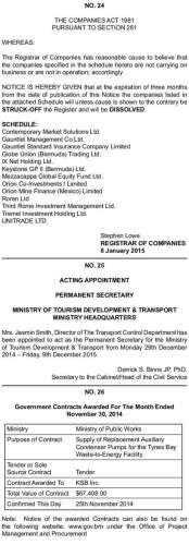 NO. 24 THE COMPANIES ACT 1981 PURSUANT TO SECTION 261 WHEREAS: The ...