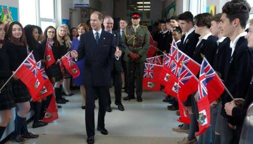 Prince Edward visits CedarBridge, MSA - The Royal Gazette | Bermuda ...