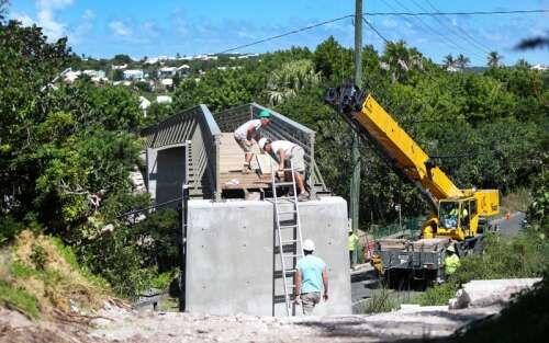 Flatts bridge project gets under way - The Royal Gazette | Bermuda News ...