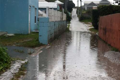 Government disputes cause of North Terrace flooding - The Royal Gazette ...